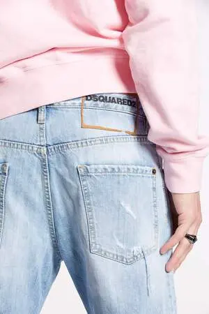 Dsquared2 Light-wash Straight-leg Jeans