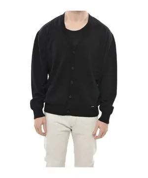DIESEL® Long-sleeved Knitted Cardigan - Black