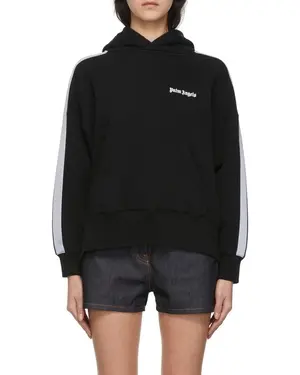 Palm Angels Logo-print Long-sleeve Hoodie