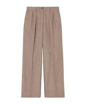 Filippa K Pleated Wide-leg Pants - Nude