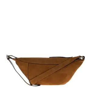 ALLSAINTS Esme Suede Shoulder Bag - Brown