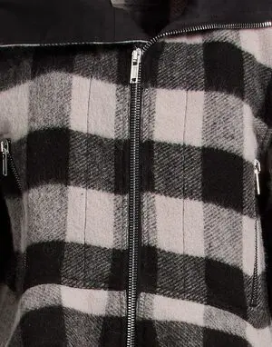 Rick Owens Plaid Casual Jacket