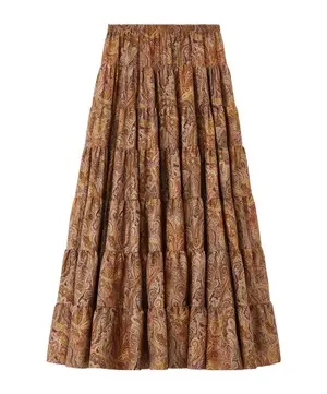 Loro Piana Samira Skirt - Brown