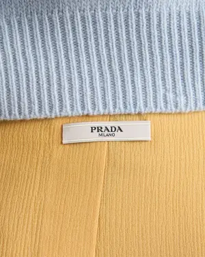 Prada Triple Chiffon Midi Skirt
