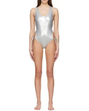 Isabel Marant Étoile Logo Backless Swimsuit