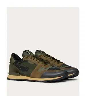 Valentino Garavani Rockrunner Camouflage Sneakers