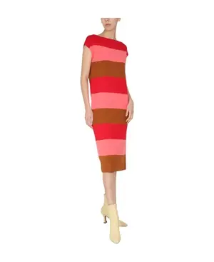 Woolrich Striped Midi Dress