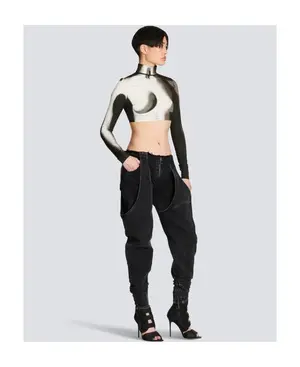 Balmain Low Rise Layered Jeans