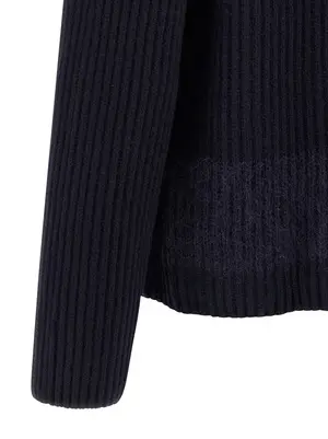 Dsquared2 High-neck Zipped Knitted Cardigan