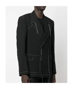 Off-White Stitch Tailored Double-breasted Blazer