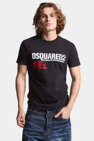 Dsquared2 Logo Printed Crewneck T-shirt