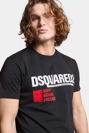 Dsquared2 Logo Printed Crewneck T-shirt