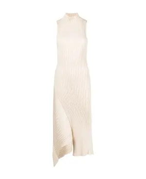 STELLA MCCARTNEY Stella McCartney Asymmetric Ribbed Knitted Dress