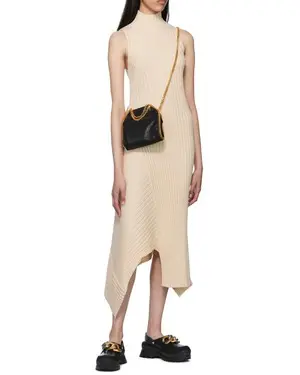 Stella McCartney Asymmetric Ribbed Knitted Dress