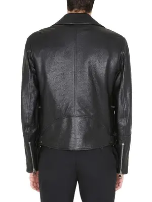 Alexander McQueen Zip-up Biker Jacket