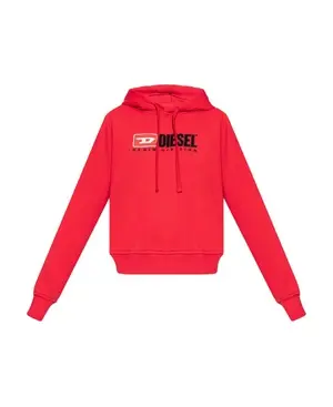 DIESEL® Logo-embroidered Cotton Hoodie