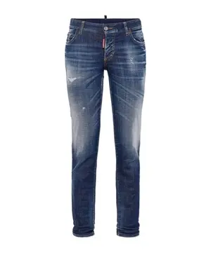 Dsquared2 Distressed Skinny Jeans - Blue