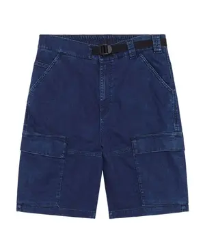 DIESEL® Belted Denim Cargo Shorts - Blue