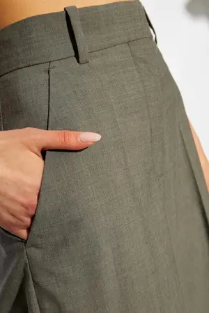 Kenzo Creased Wide-leg Trousers