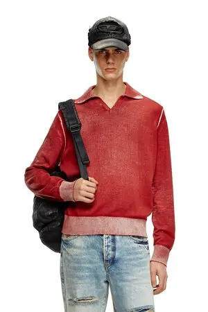 DIESEL® Faded Effect Fine-rib Jumper
