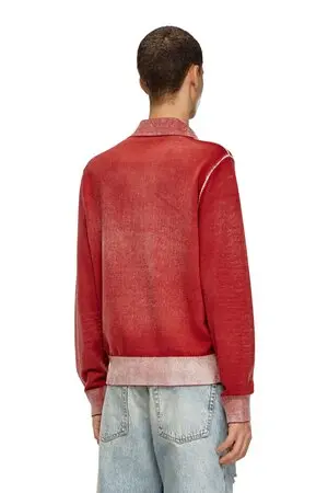 DIESEL® Faded Effect Fine-rib Jumper