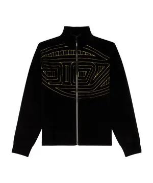 DIESEL® K-ralus High-neck Cardigan - Black