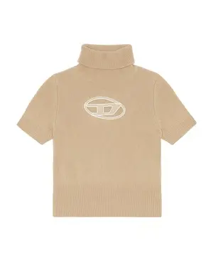 DIESEL® M-argaret Logo-embroidered Sweater - Nude