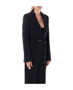 Stella McCartney Jewel-belt Single-breasted Blazer