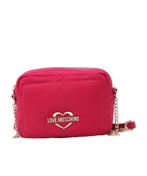Moschino Logo-plaque Crossbody Bag - Red