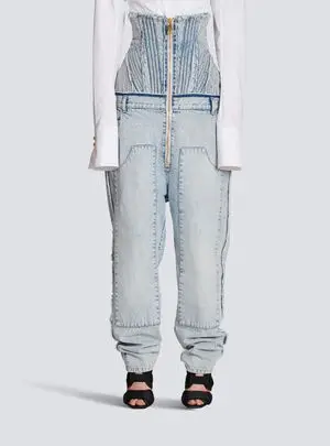Balmain Cotton Vintage Boyfriend Jeans