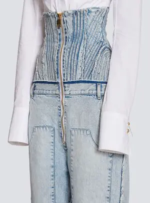 Balmain Cotton Vintage Boyfriend Jeans