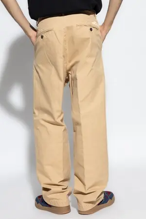 Dsquared2 Logo Printed Straight-leg Pants