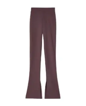 Off-White Logo Detailed High Waist Leggings - Brown