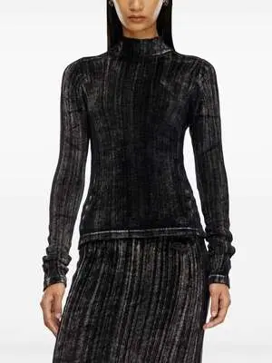 DIESEL® T-slimy Mock-neck Top