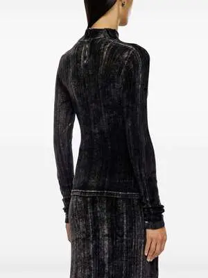 DIESEL® T-slimy Mock-neck Top