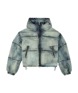 DIESEL® W-aves Cropped Puffer Jacket