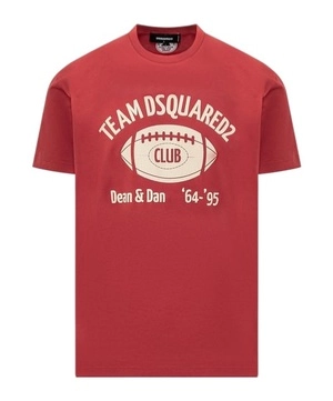 Dsquared2 Logo Printed Crewneck T-shirt - Red