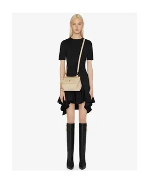 Givenchy Mini Pandora Bag In Grained Leather