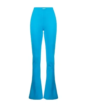 Off-White OFF-WHITE Printed High Waist Leggings Blue