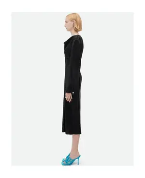Bottega Veneta Logo Satin Dress
