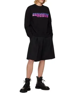 Dsquared2 Logo-print Crew-neck Sweatshirt