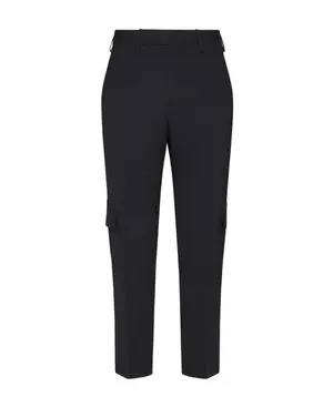 Neil Barrett Cargo Cotton Trousers - Black