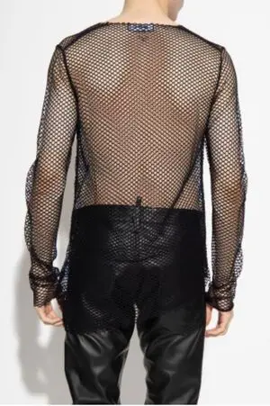 Dsquared2 Long-sleeve Mesh Top