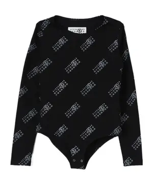 MAISON MARGIELA Long-sleeve Romper - Black