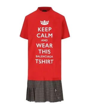 Balenciaga Keep Calm T-shirt Dress