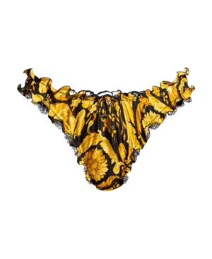 Versace Barqoue Pattern Ruffled Briefs