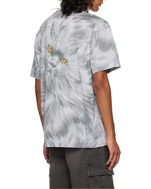 Givenchy Printed Cat T-shirt In Cotton
