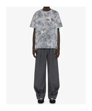 Givenchy Printed Cat T-shirt In Cotton