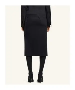 COURREGES Draped Denim Skirt