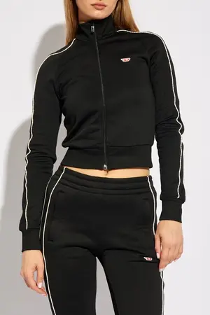 DIESEL® F-jamila-piping-d Zipped Sweatshirt